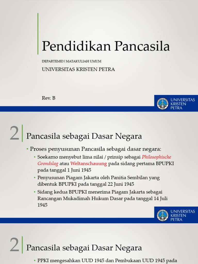 2-Pancasila - Dasar Negara | PDF