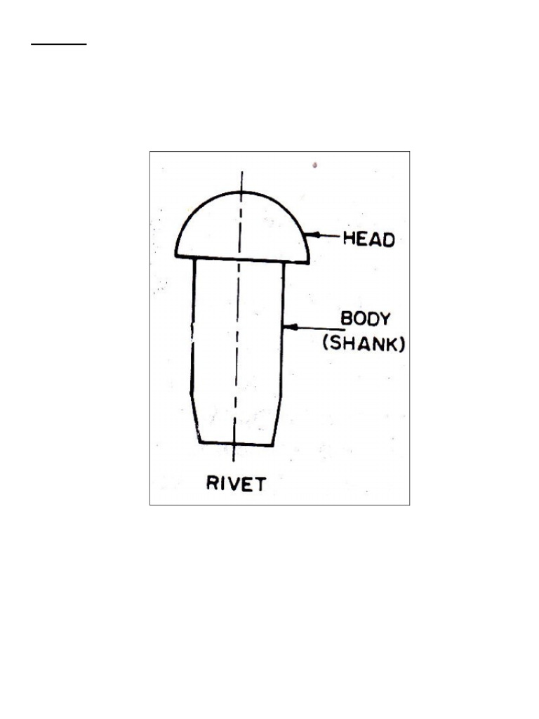 Rivet Design and Joint Failure Analysis | PDF | Rivet | Materials