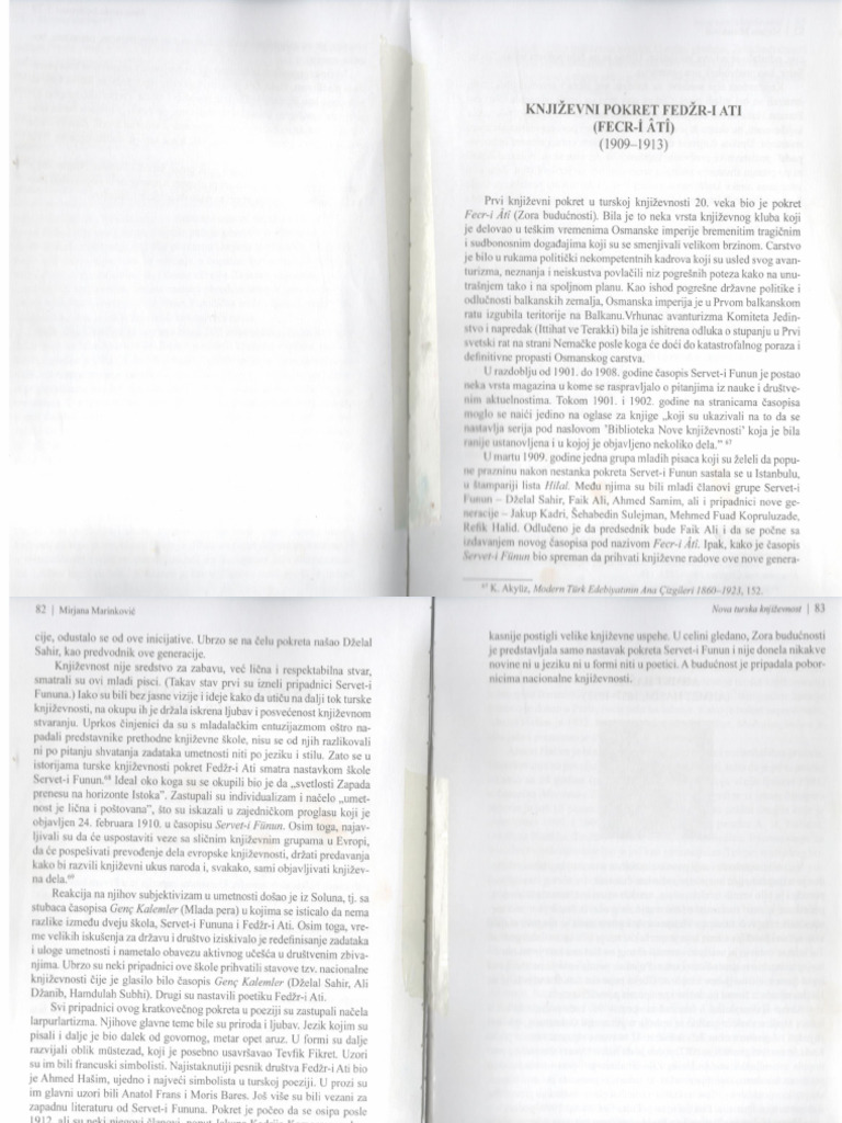 121631_Fecr-i Ati i Ahmet Hašim | PDF