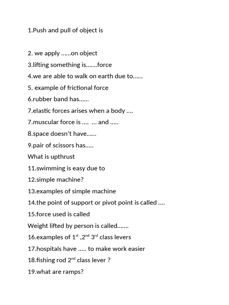 force work energy | PDF