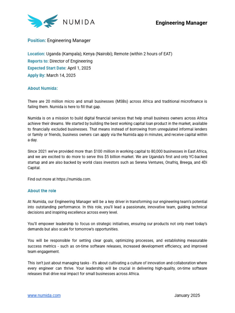 Advert Engineering Manager | PDF | Mentorship | Collaboration