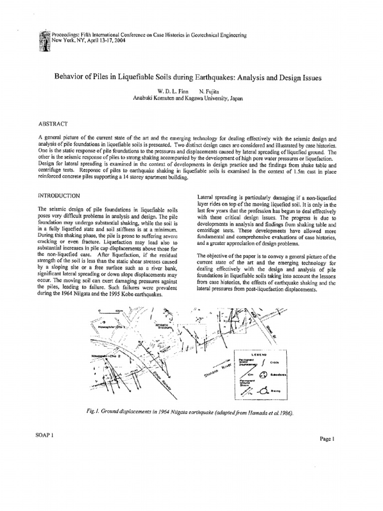 Finn Paper-Seismic Earth Pressure | PDF