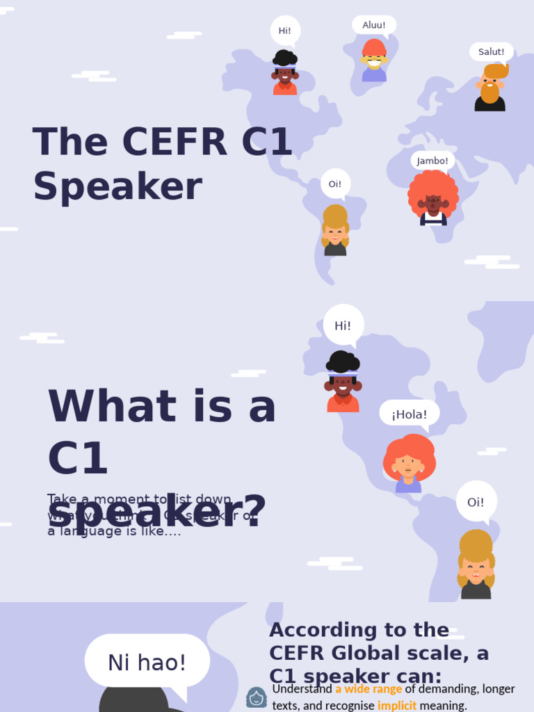 The CEFR C1 Speaker | PDF | Stress (Linguistics) | Cognitive Science