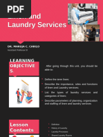 Laundry Standard Operating Procedures | PDF | Laundry | Washing Machine