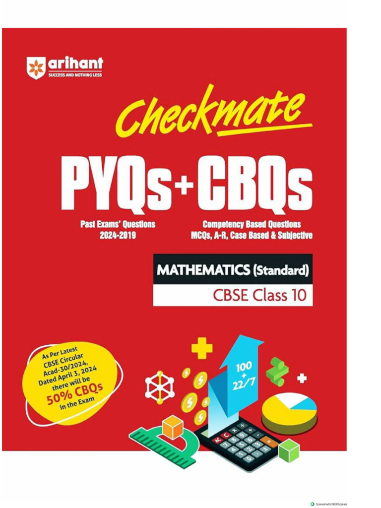 Arihant Class 10 Maths Standard Checkmate PDF | PDF
