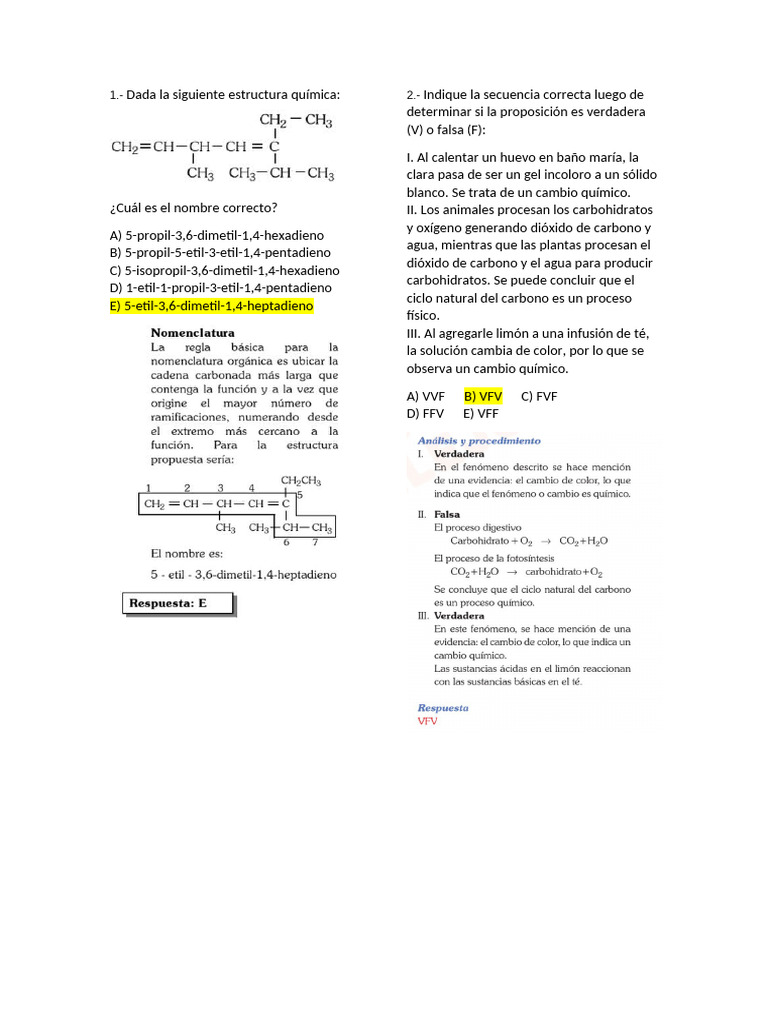 2 Simulacro-Unab-Quimica | PDF