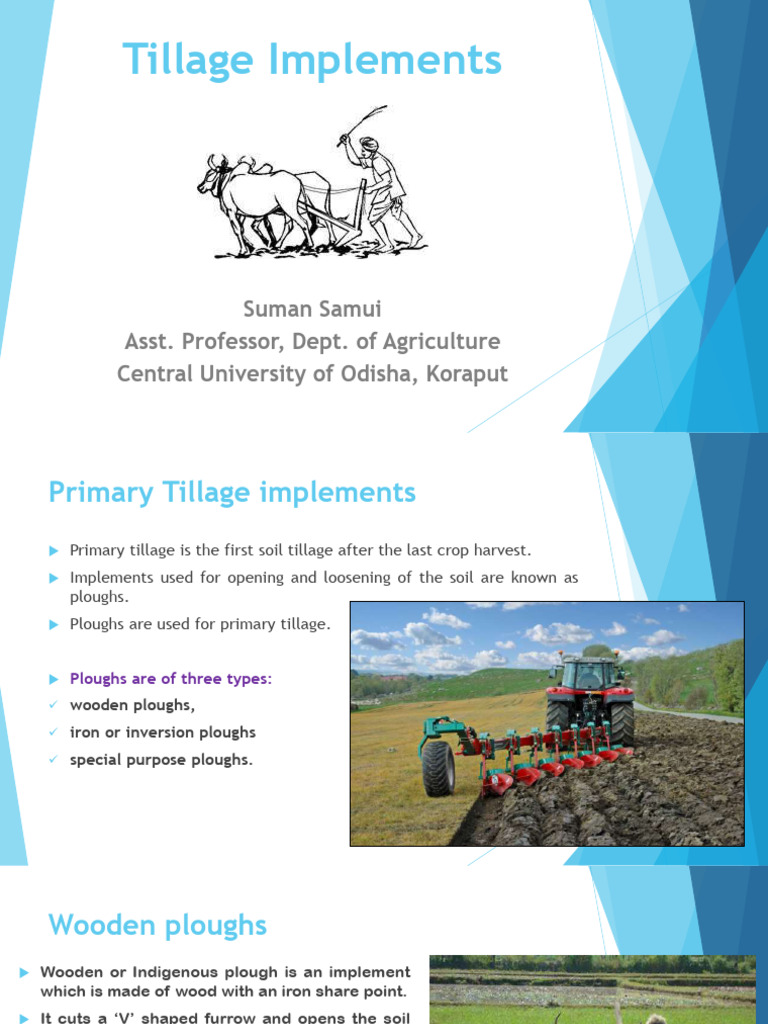 Tillage Implements 1 | PDF | Plough | Tillage