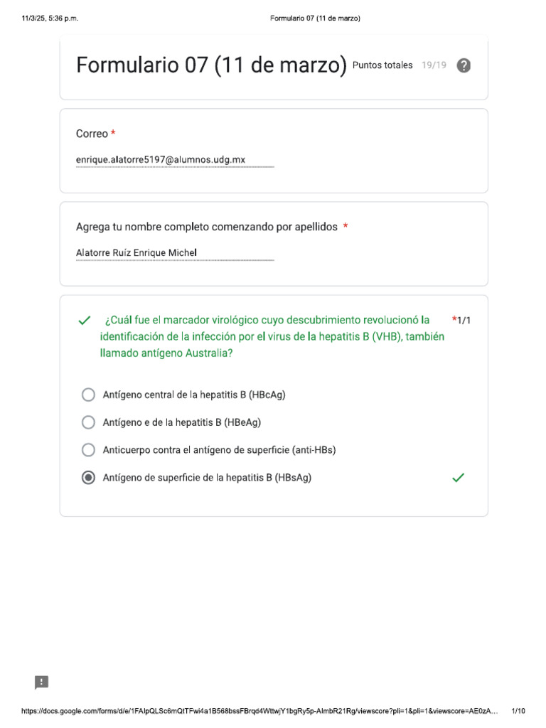 Formulario 07 (11 Demarzo) | PDF