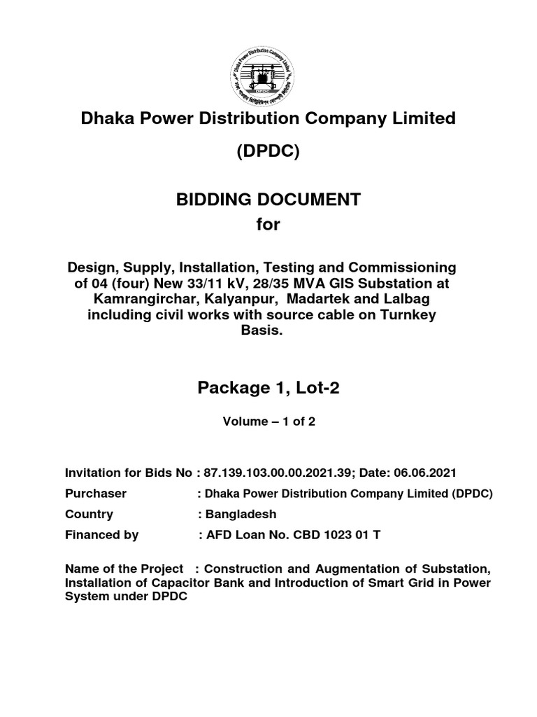 Dpdc Afd Procurement | PDF | Specification (Technical Standard ...