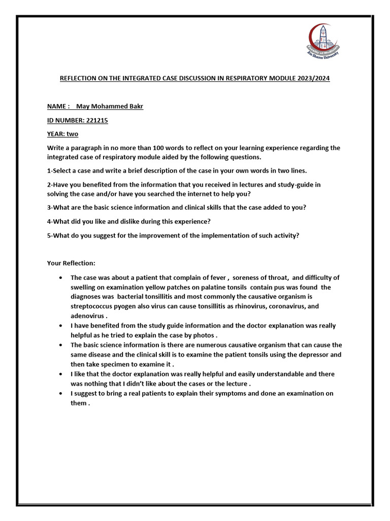 Integrated Case Respiratory System | PDF