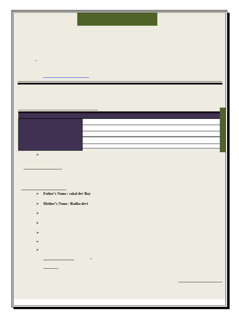 Resume of Rahul Kumar Roy | PDF
