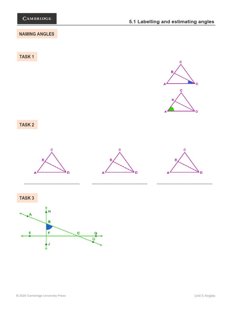 Naming-angles | PDF