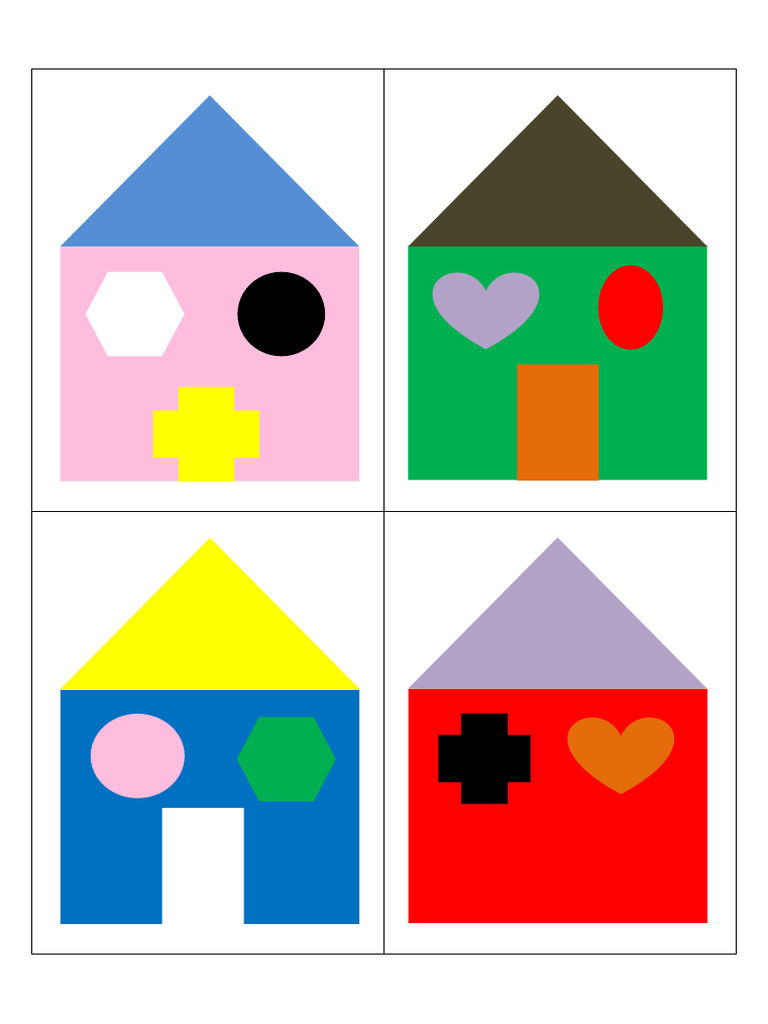 Casas Figuras Geomc3a9tricas 5 | PDF