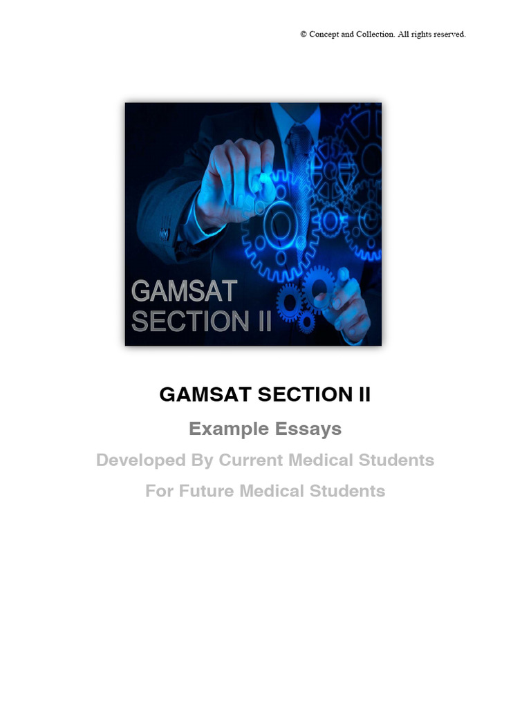 GAMSAT SECTION II - Example Essays | PDF | Essays | Happiness