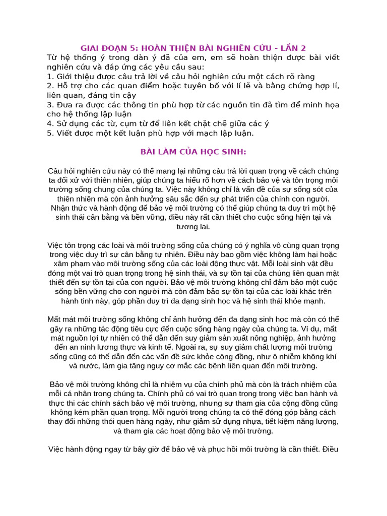 Giai Doan 5 | PDF