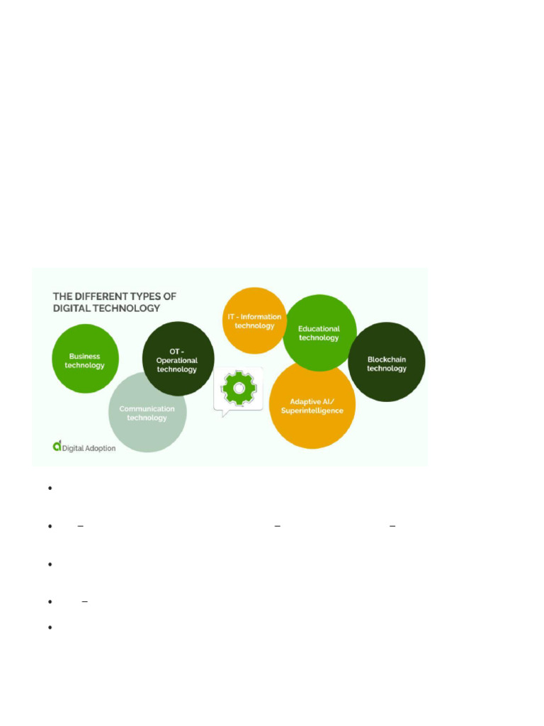 Overview of Digital Technology Types | PDF | World Wide Web | Internet ...