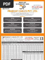 Polycab Pricelist | PDF | Electromagnetism | Electrical Engineering