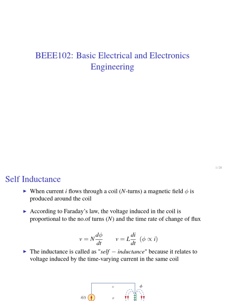 WINSEM2024-25 BEEE102L TH VL2024250504515 2025-03-01 Reference-Material-I | PDF | Inductance ...