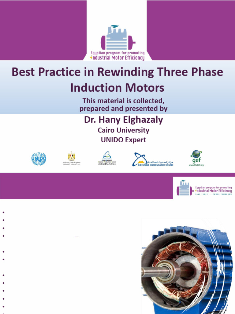 Rewinding Best Practices for 3-Phase Motors | PDF | Electric Motor ...
