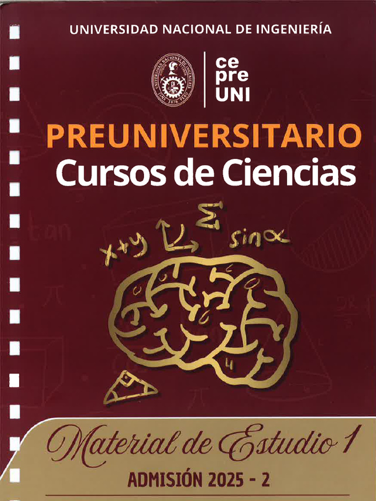 Libro 1 Cepre Uni 2025 2 X | PDF