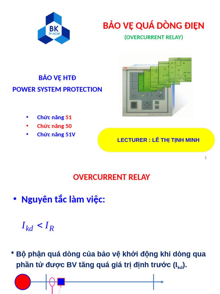 Chapter 5 - 1 - Overcurrent Relay 2017 2018 | PDF