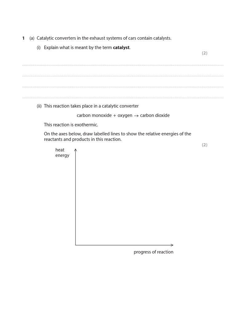 Rates of Reaction 1 QP | PDF | Reaction Rate | Catalysis
