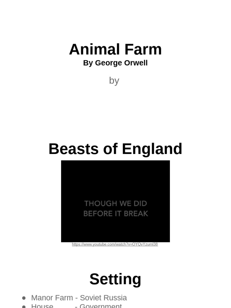 Animal Farm: Themes and Characters Explained | PDF