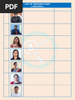 Staff List for 2023-24 Academic Year | PDF