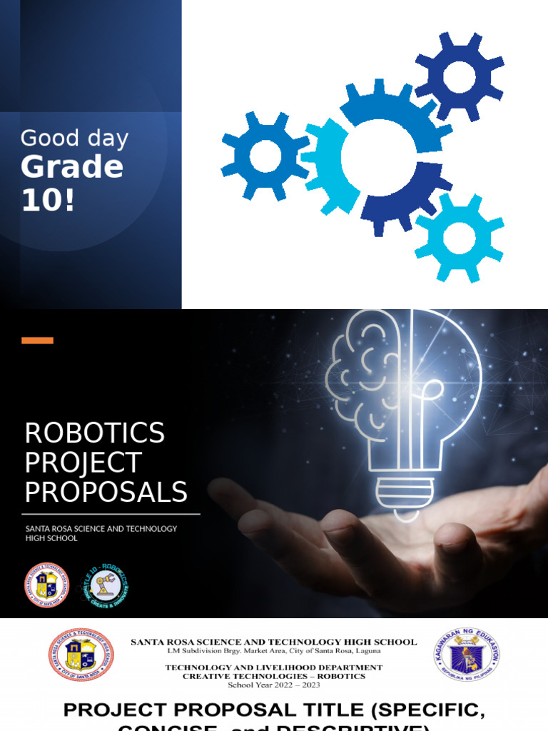 Q4W2 Creating Robotics Project Proposal | PDF