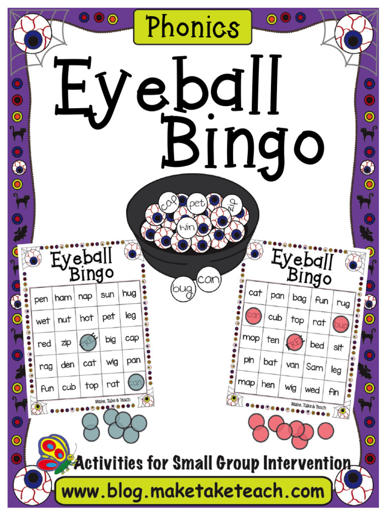 Eyeball Bingo: Phonics | PDF