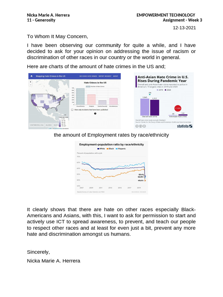 Assignment Emtech Campaign Letter | PDF