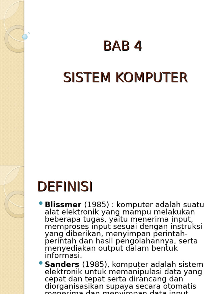 Sistem Komputer SMTR 2 Bab 4 Oke | PDF