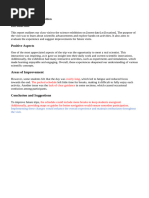 Tour Summary and Action Points | PDF