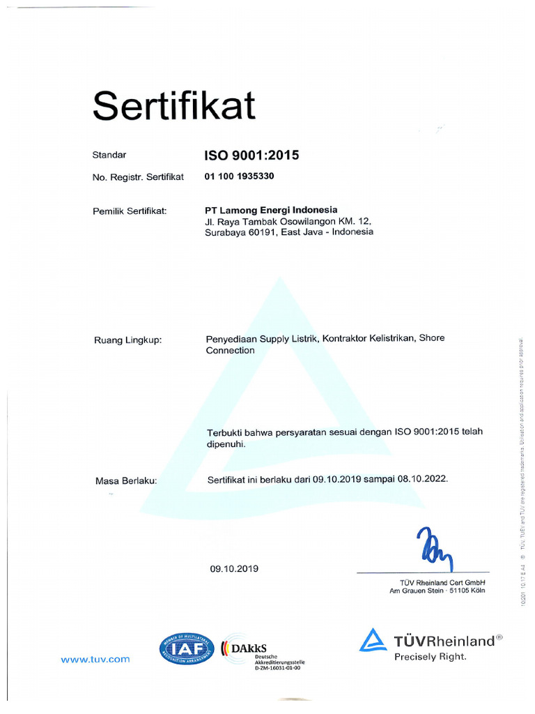 LEGI-ISO-9001_2015 | PDF