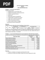 CH 11 - 12 - Standard Costing and Variance Analysis - Formula Sheet ...