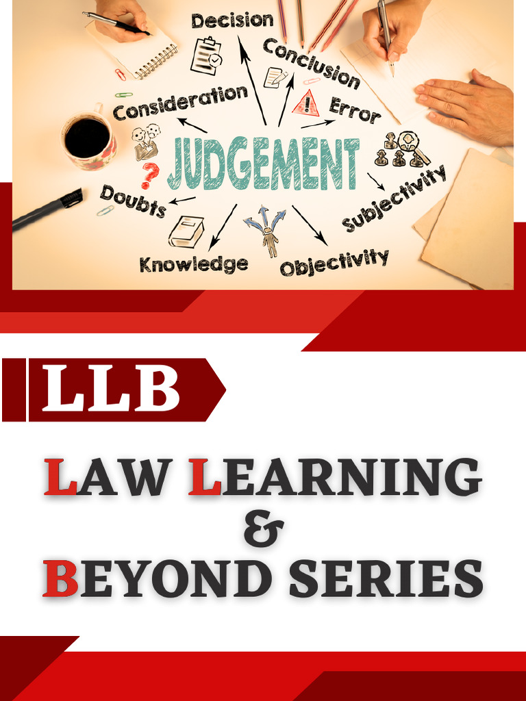 Law Learning and Beyond L.L.B Series | PDF | Public Sphere | Justice