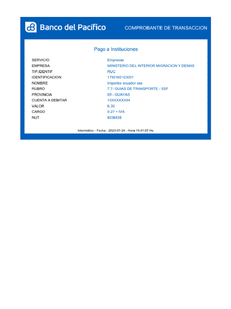 Comprobante 265 | PDF