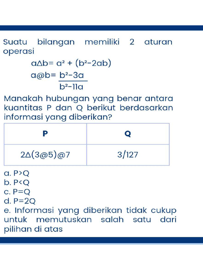 Drill Soal Bilangan Dan Aljabar | PDF