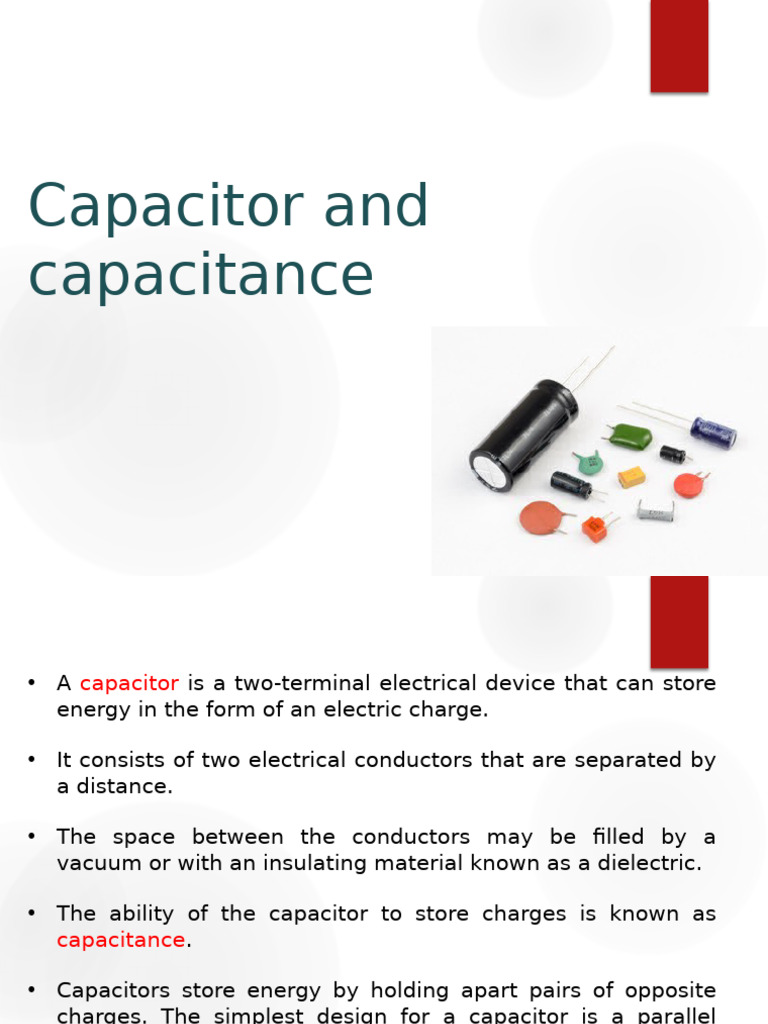 Capacitor and Capacitance | PDF | Capacitor | Capacitance
