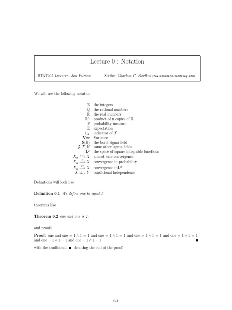 Notation | PDF
