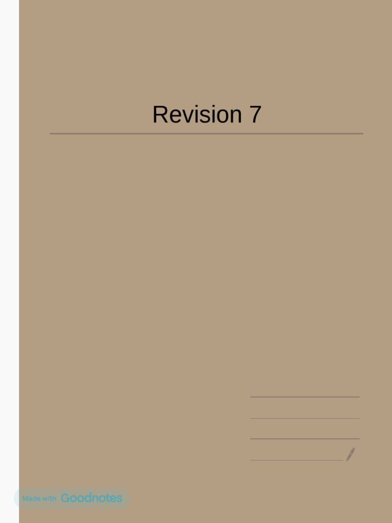 Year 9 Revision 7 | PDF