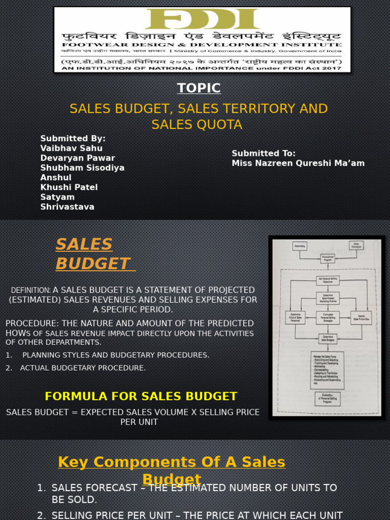 Group Presentation | PDF | Sales | Budget