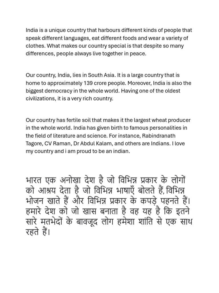 India Is A Unique Country That Harbours Different Kinds of People That ...