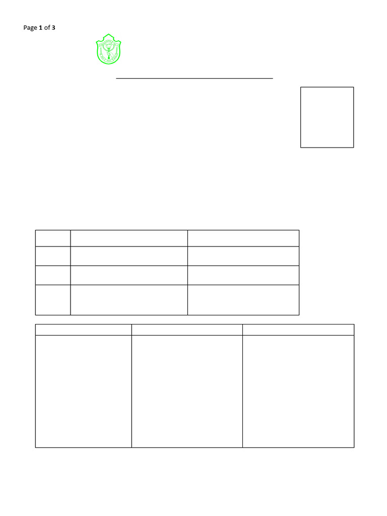 Student Council Application Form 2023-24 | PDF