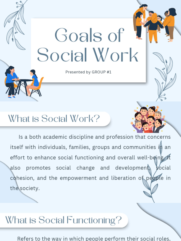 Key Goals of Social Work Explained | PDF | Social Work | Psychotherapy