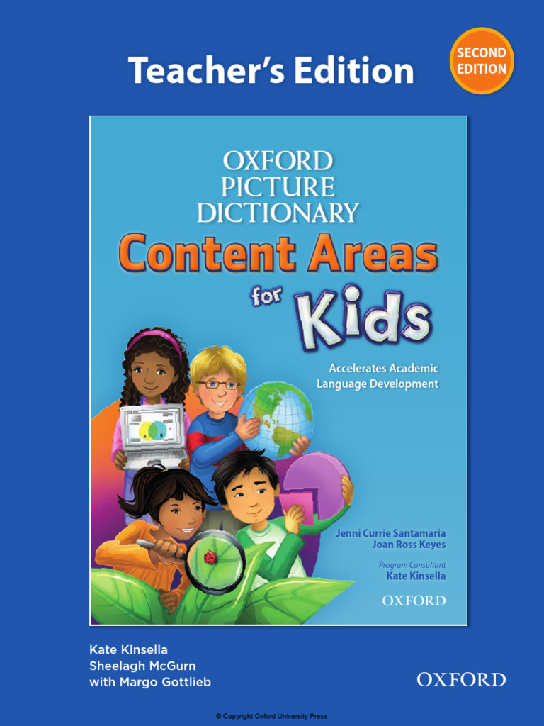 Oxford Picture Dictionary Content Areas For Kids 2e Teachers Edition ...
