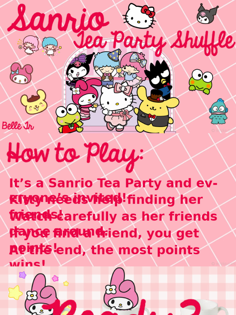 Intro G4 Review Words and Letters Sanrio Tea Party Shuffle Game | PDF