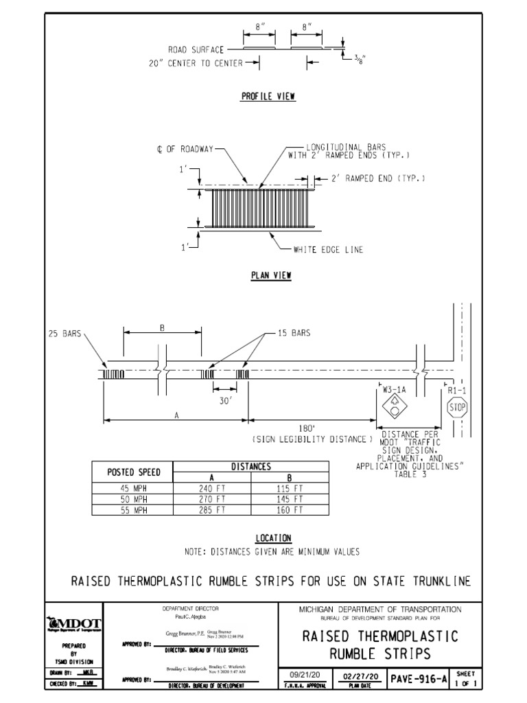 Pavement Design Template-916-A | PDF