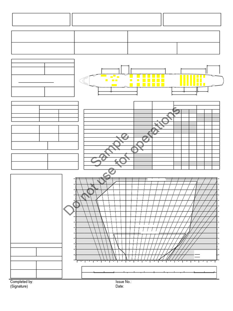 Aircraft Load and Trim Sheet Guide | PDF | Transport | Aeronautics