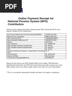 NPS Initial Contribution Receipt | PDF